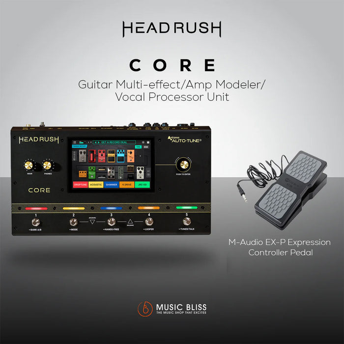 Headrush Core Guitar Multi-effect/Amp Modeler/Vocal Processor Unit ...