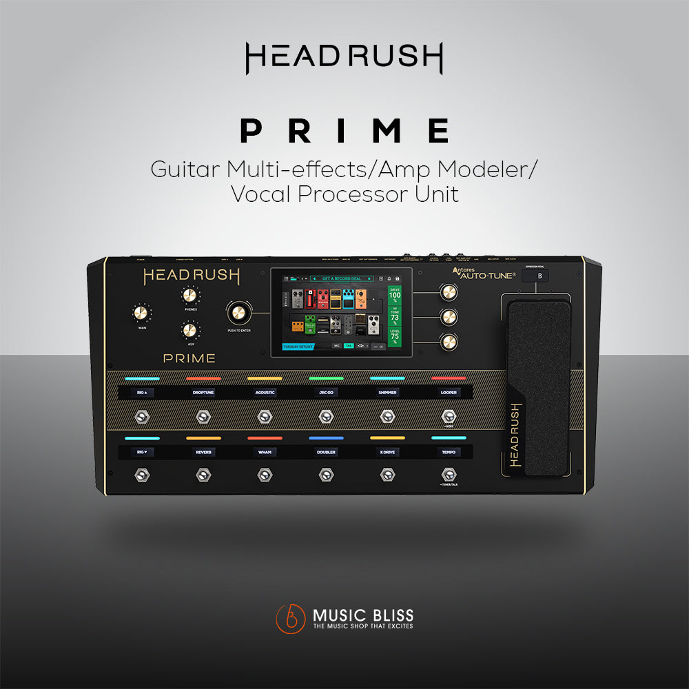Headrush Prime Guitar Multi-effects/Amp Modeler/Vocal Processor Unit ...