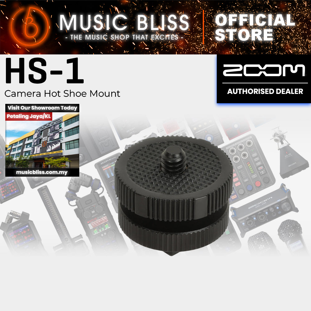 Zoom HS-1 Camera Hot Shoe Mount (HS1) | Music Bliss Malaysia