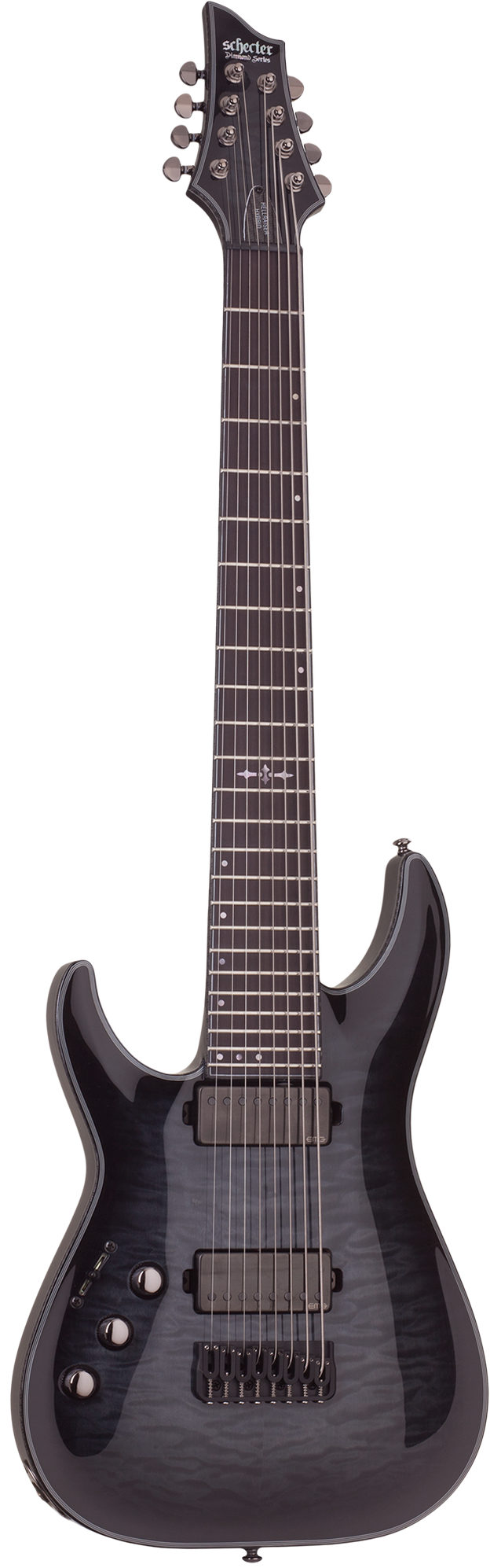 Schecter Hellraiser Hybrid C-8 Left-Handed Electric Guitar - Trans ...