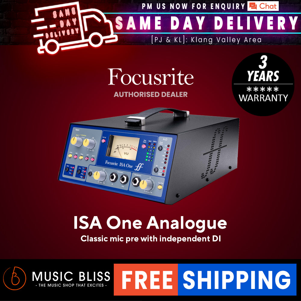 Focusrite ISA One Analogue Single channel Preamplifier | Music Bliss ...