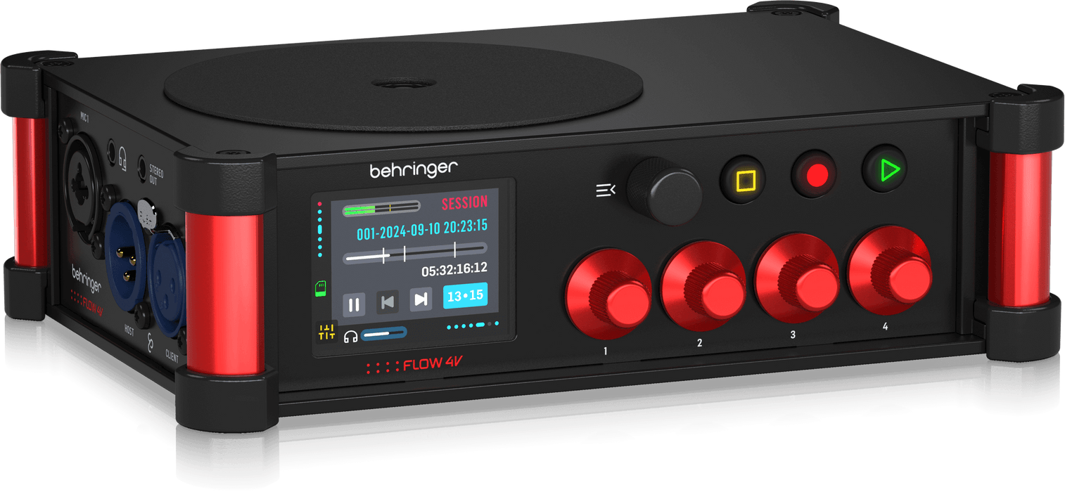 Behringer Flow 4V Field Recorder | Music Bliss Malaysia