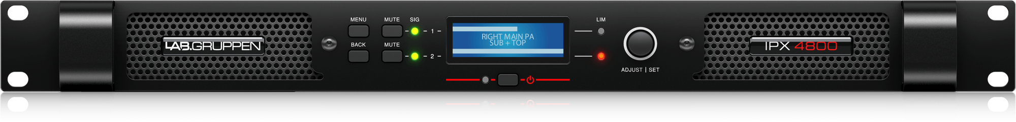 Lab Gruppen IPX 4800 Compact 4800W 2-Channel DSP Controlled Power Amplifier | Music Bliss Malaysia