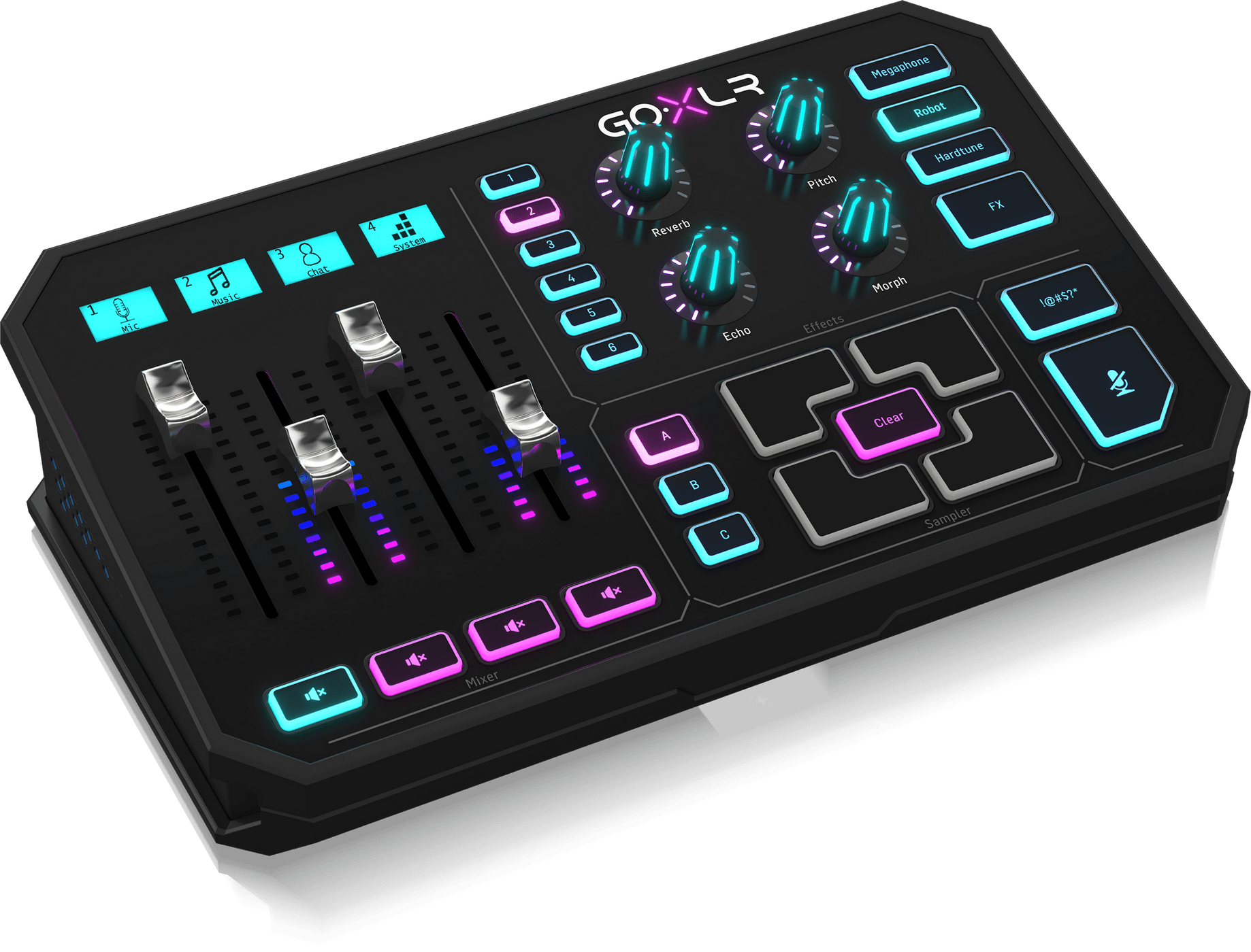 TC-Helicon Go XLR Mixer, Sampler, & Voice FX for Streamers, Best for ...
