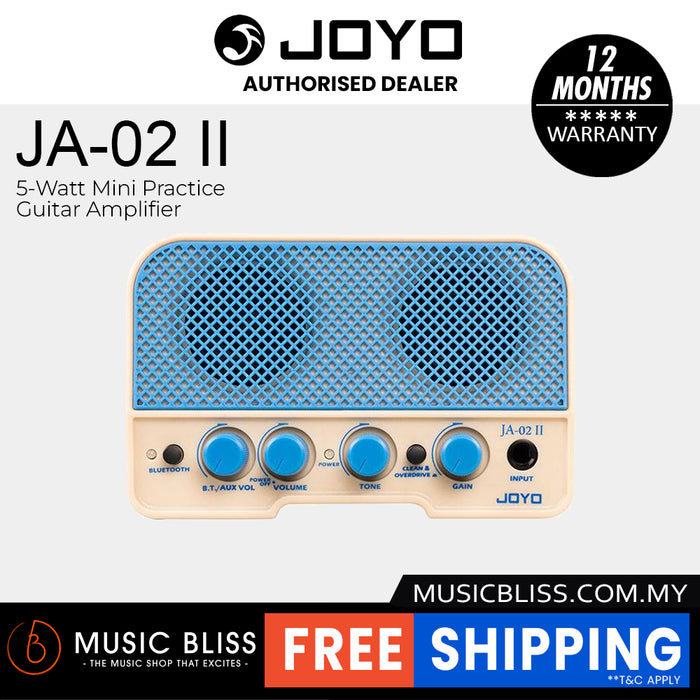 Joyo JA-02 II 5 Watt Mini Practice Guitar Amplifier Combo Portable ...