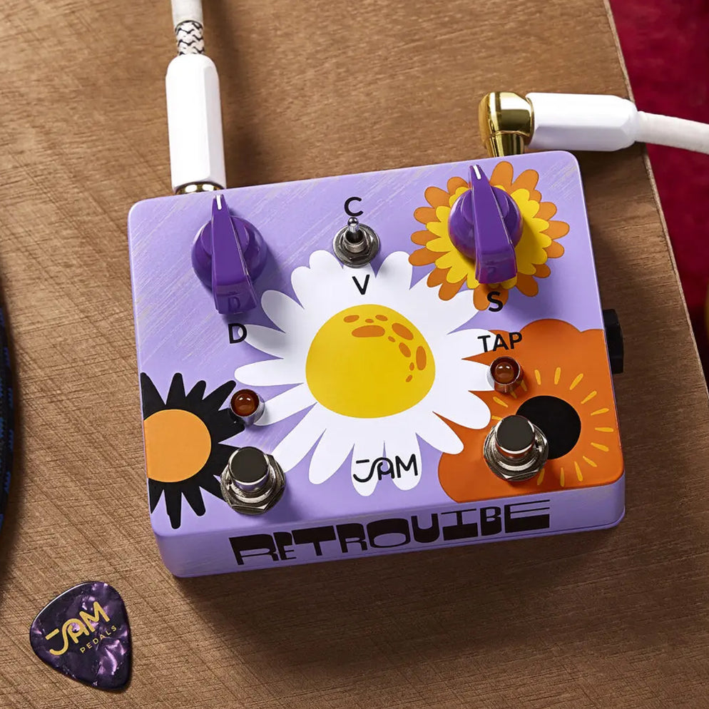 JAM Pedals RetroVibe mk.4 Analog Uni-Vibe with Tap Tempo & Ramping ...