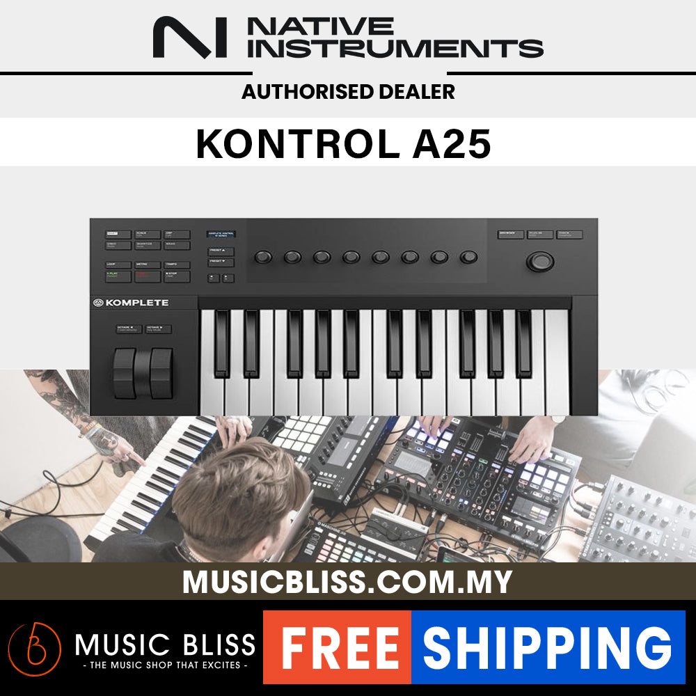 Native Instruments Komplete Kontrol A25 25-key MIDI Controller Keyboard | Music Bliss Malaysia
