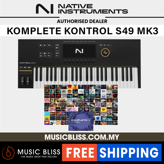 Native Instruments Komplete Kontrol S49 MK3 49-key Midi Controller ...