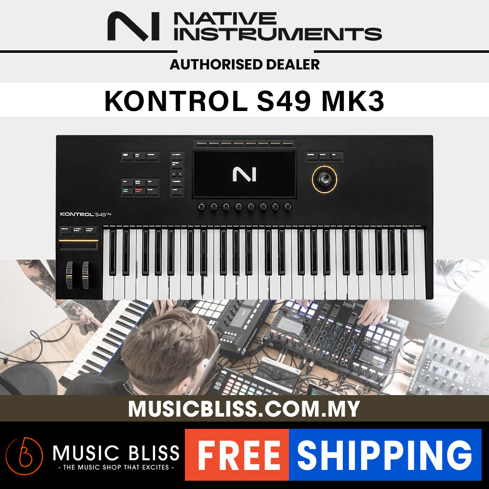 Native Instruments Komplete Kontrol S49 MK3 49-key Midi Controller ...