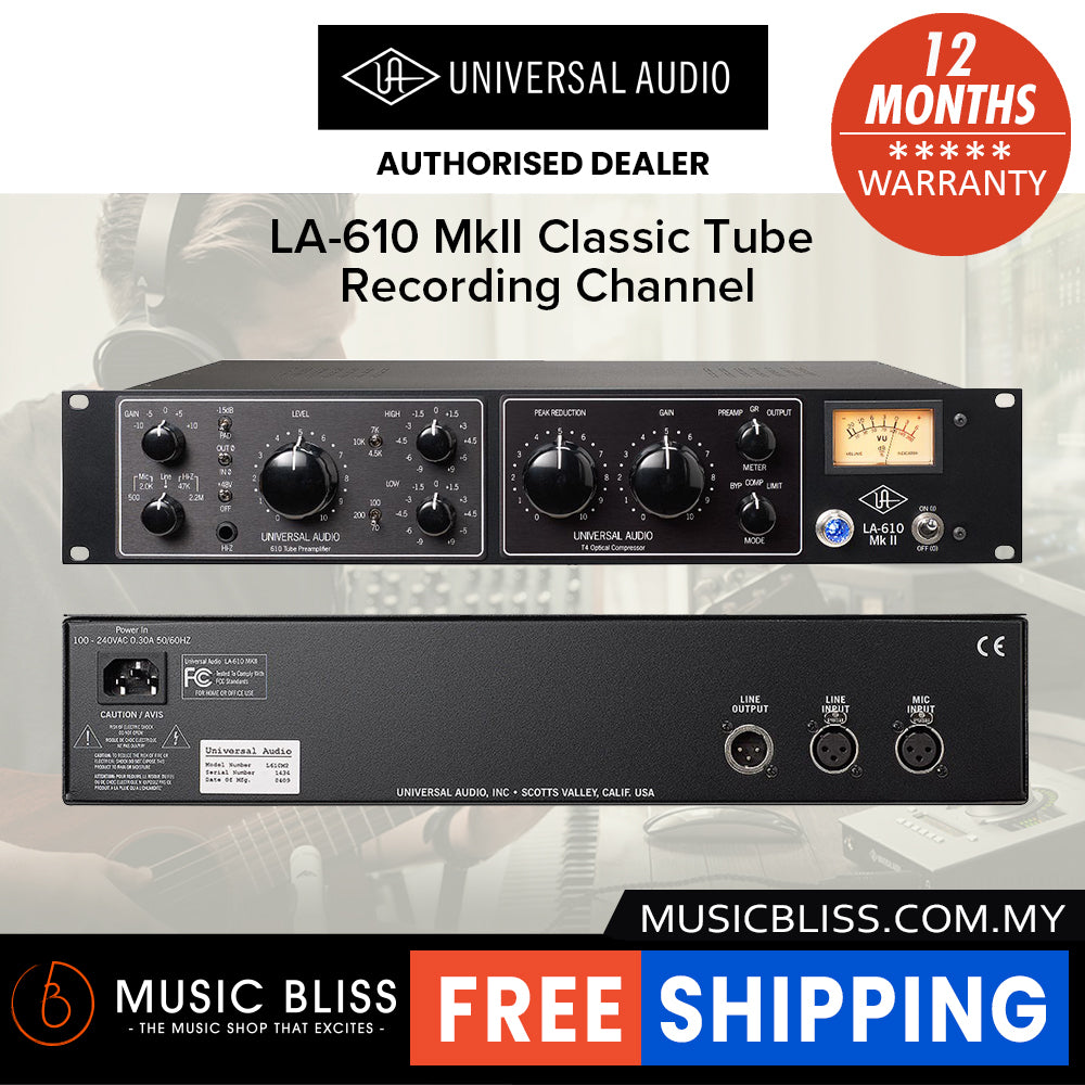 Universal Audio LA-610 Mk II Tube Channel Strip (LA610MKII / LA610 MKII ...