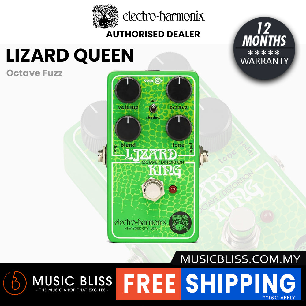Electro Harmonix Lizard King Octave Fuzz Pedal | Music Bliss Malaysia