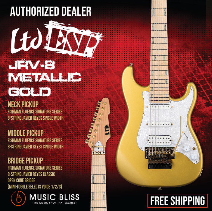 ESP LTD JRV-8FR Javier Reyes Signature 8-string Electric Guitar ...