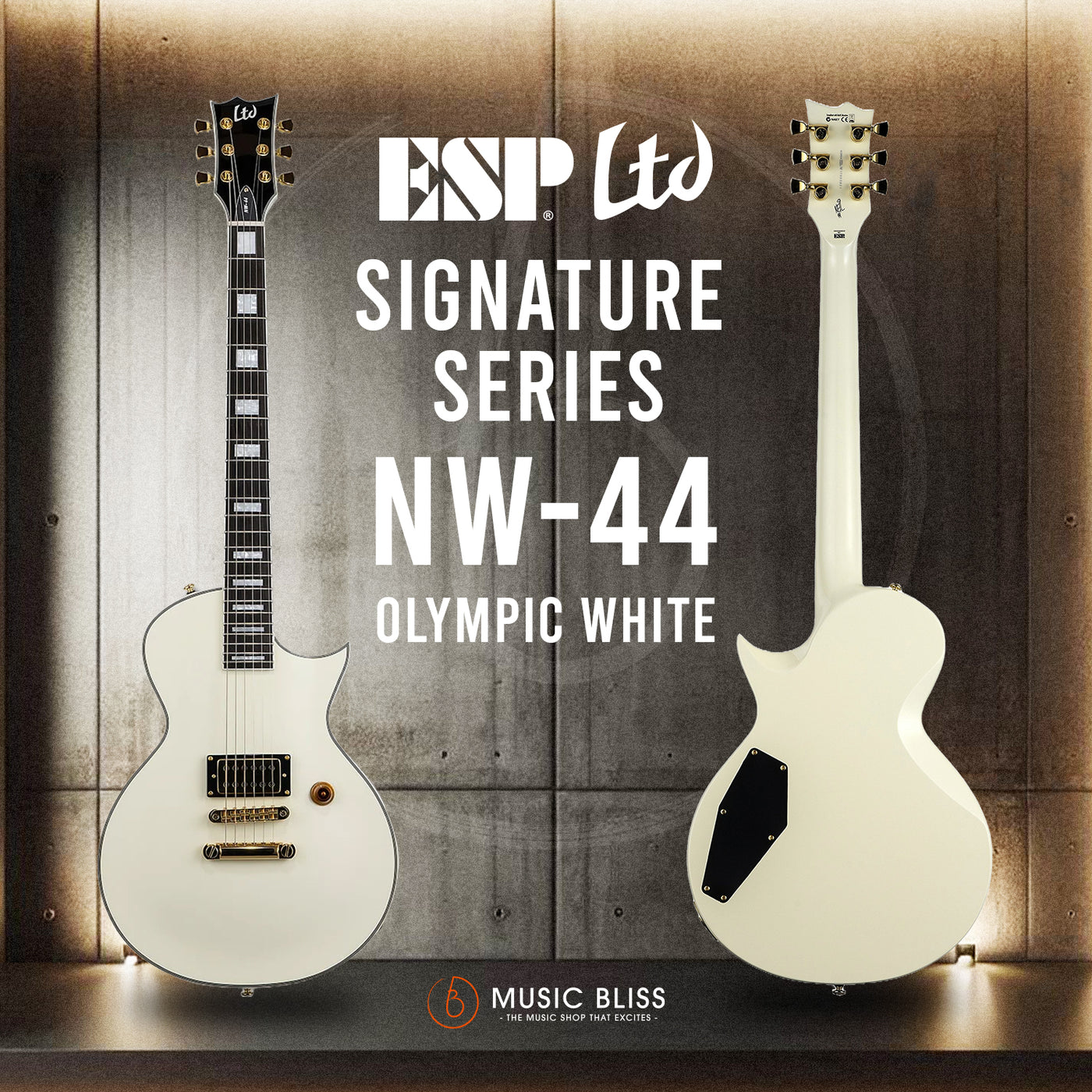 ESP LTD NW-44 Signature Series Neil Westfall Electric Guitar - Olympic ...