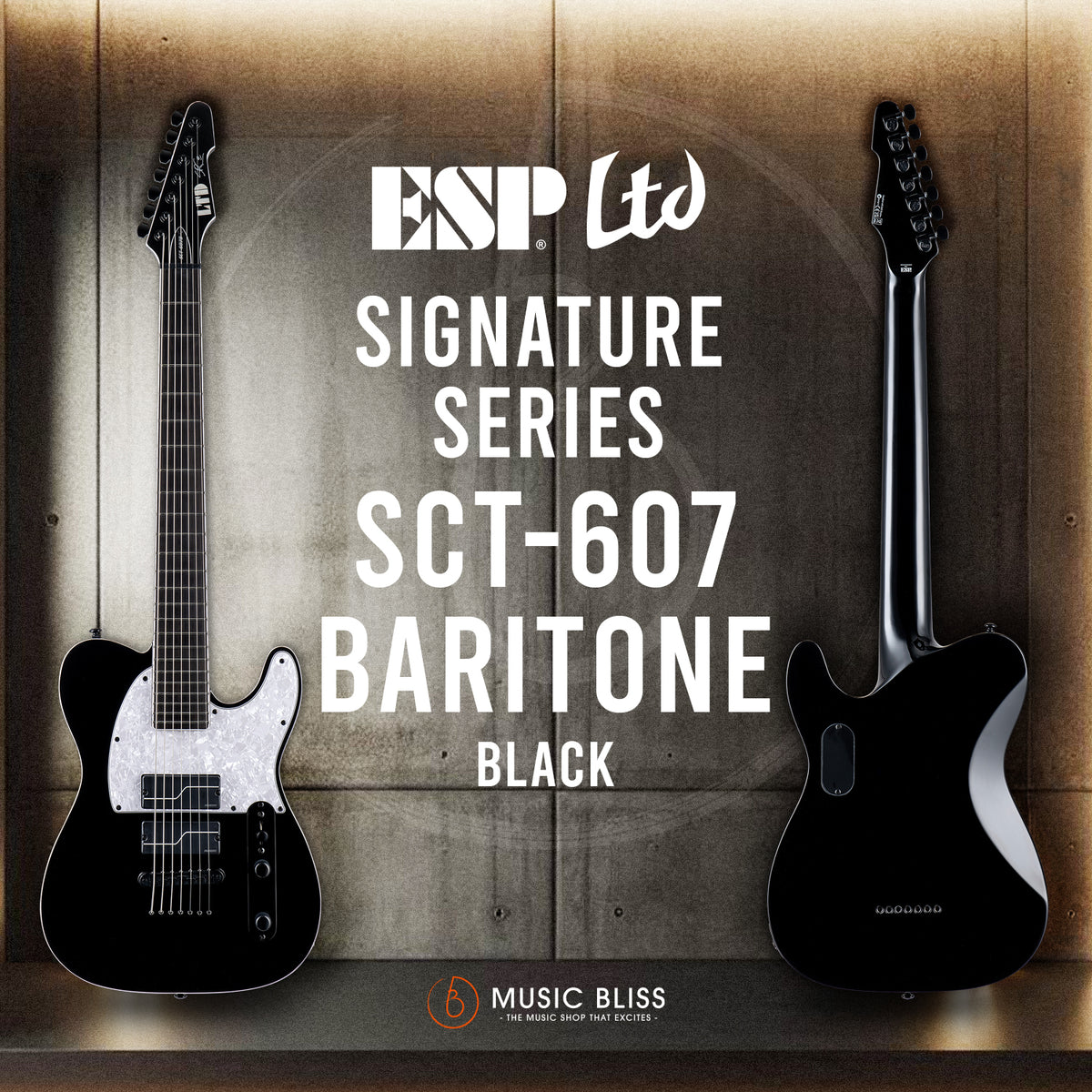 ESP LTD SCT-607B Stephen Carpenter Signature 7-string Baritone Electric ...