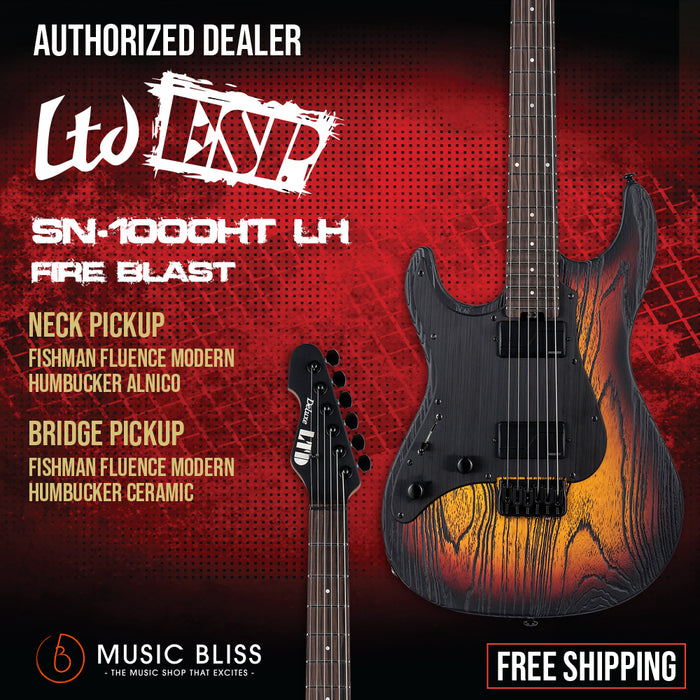 ESP LTD SN-1000 HT Left-handed Electric Guitar - Fire Blast | Music ...
