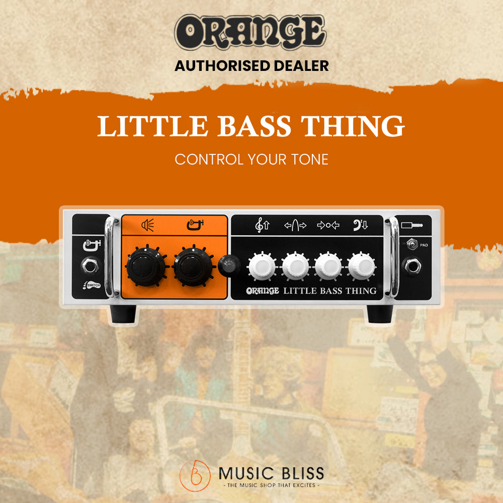 Orange Little Bass Thing 500-watt Bass Head | Music Bliss Malaysia
