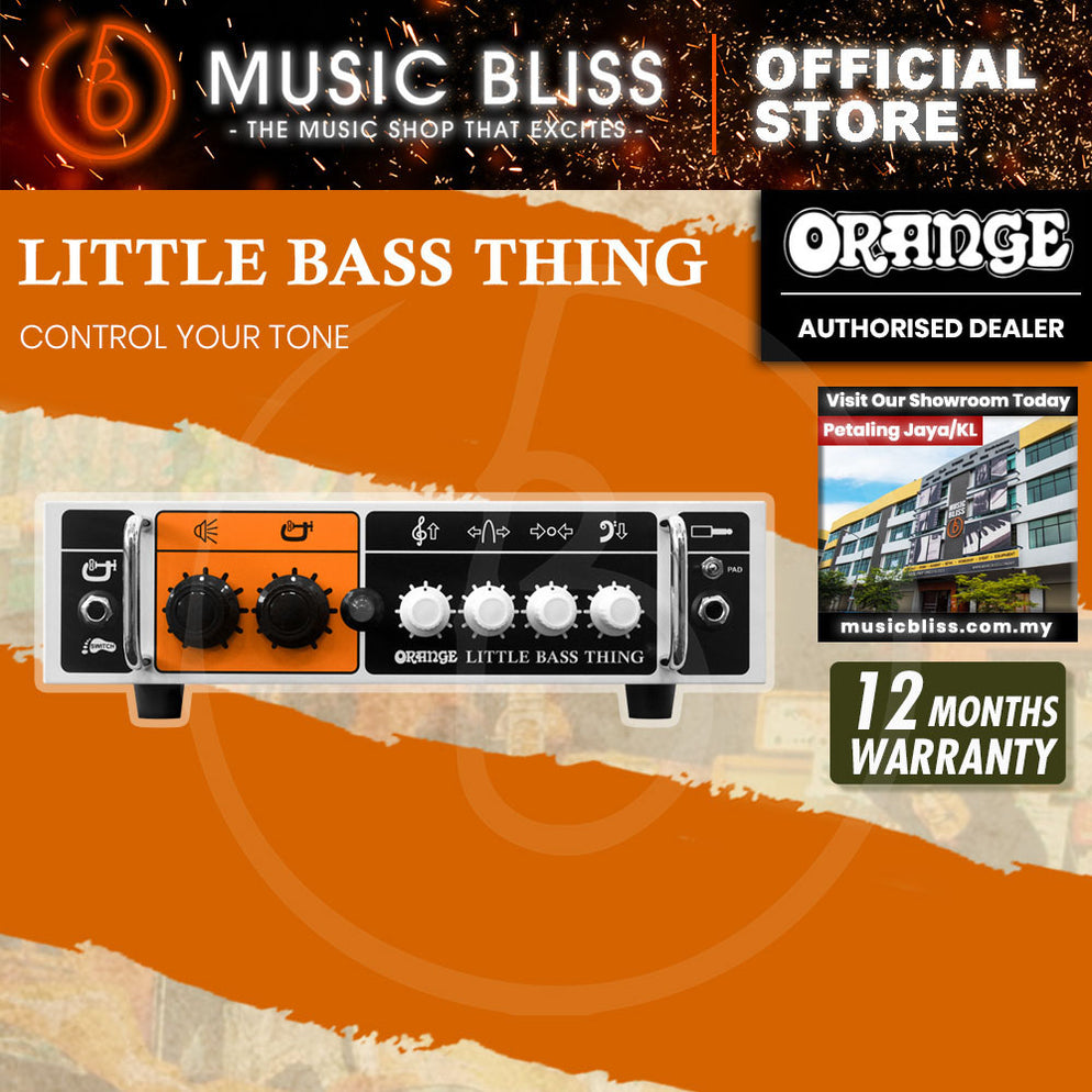 Orange Little Bass Thing 500-watt Bass Head | Music Bliss Malaysia