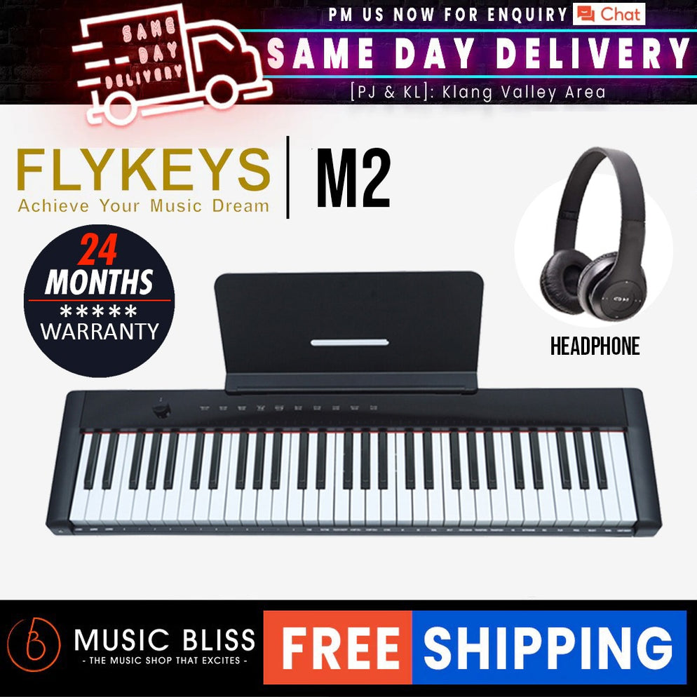 Flykeys M2 SMART Keyboard & Rechargeable (Basic Package) | Music Bliss ...