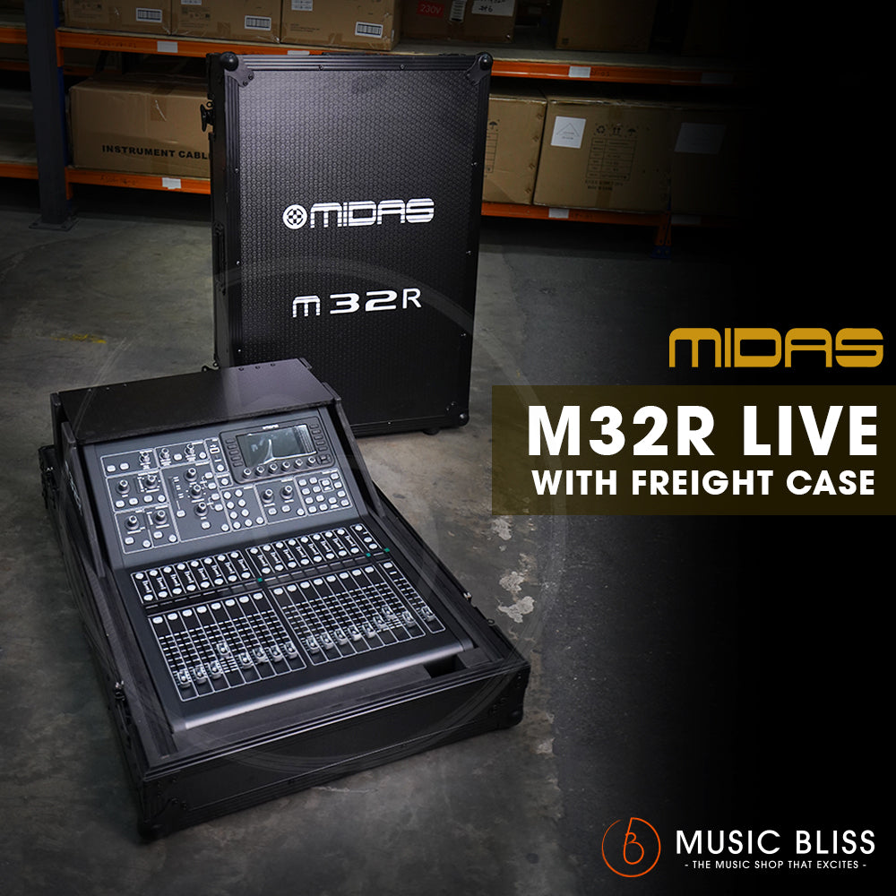 Midas M-32R LIVE Digital Console for Live and Studio with 16 Midas PRO ...