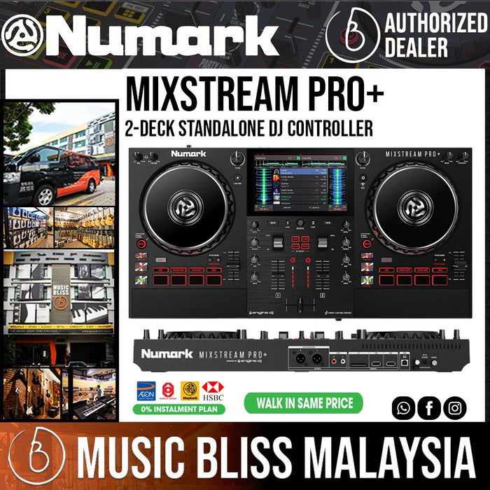 Numark Mixstream Pro + 2-deck Standalone DJ Controller | Music Bliss ...