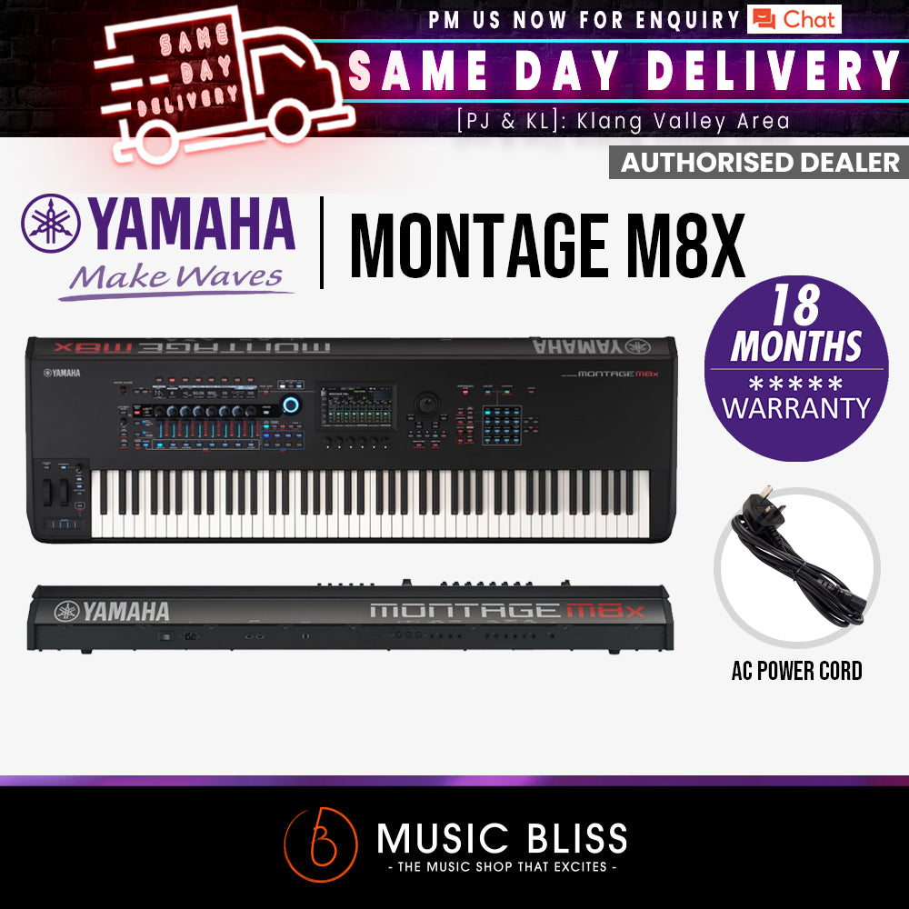 Yamaha Montage M8x 88-key Synthesizer — Music Bliss Malaysia