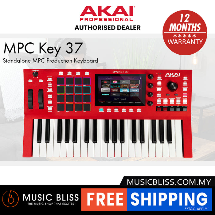 Akai Professional MPC Key 37 Standalone MPC Production Keyboard | Music Bliss Malaysia