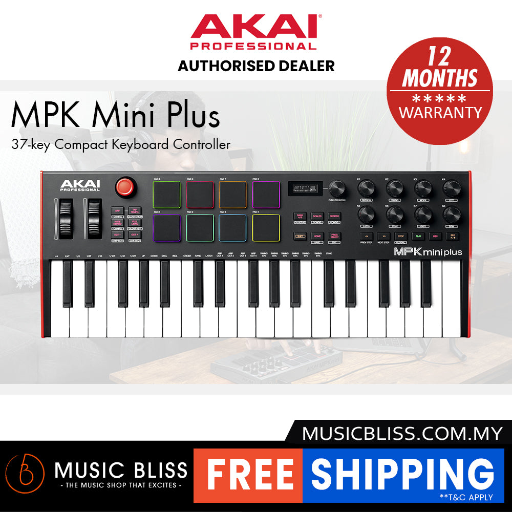 Akai Professional MPK Mini Plus 37-key Keyboard Controller | Music ...