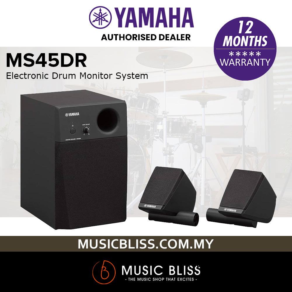 Yamaha MS45DR Electronic Drum Monitor System — Music Bliss Malaysia