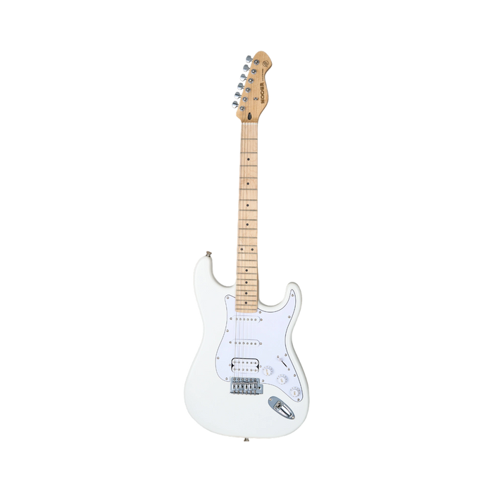 Mooer MSC11 Pro Polar White Electric Guitar | Music Bliss Malaysia