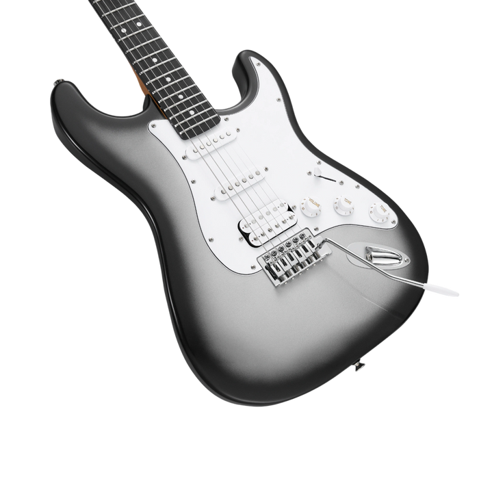 Mooer MSC12 Pro C Iron Silver Electric Guitar | Music Bliss Malaysia