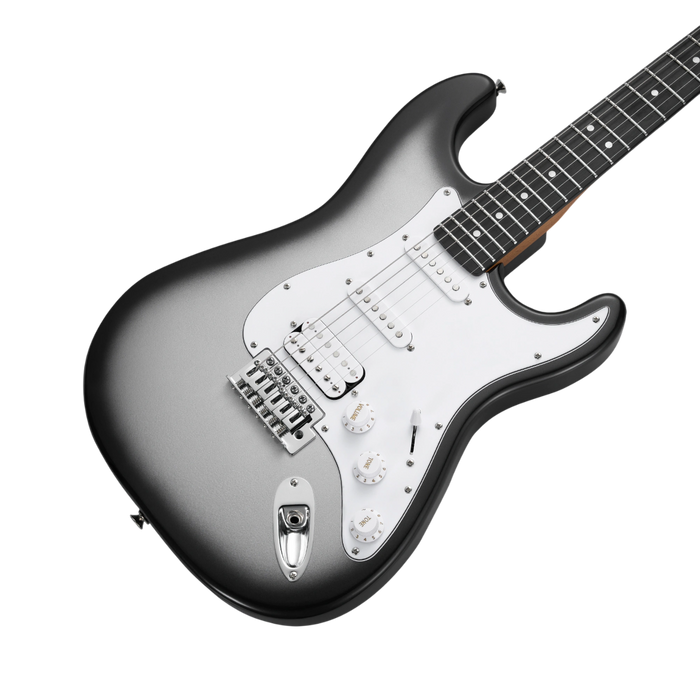 Mooer MSC12 Pro C Iron Silver Electric Guitar | Music Bliss Malaysia