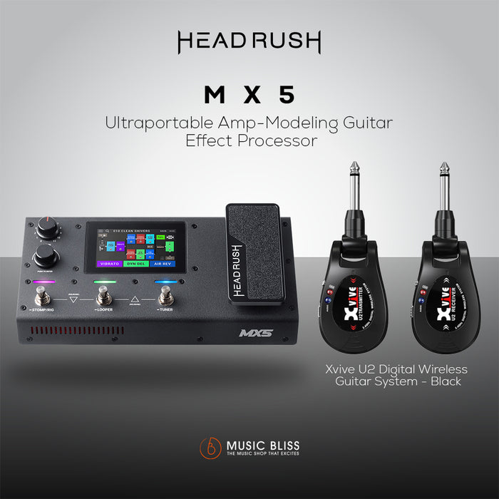 HeadRush MX5 Amp Modeling Guitar Effect Processor | Music Bliss Malaysia
