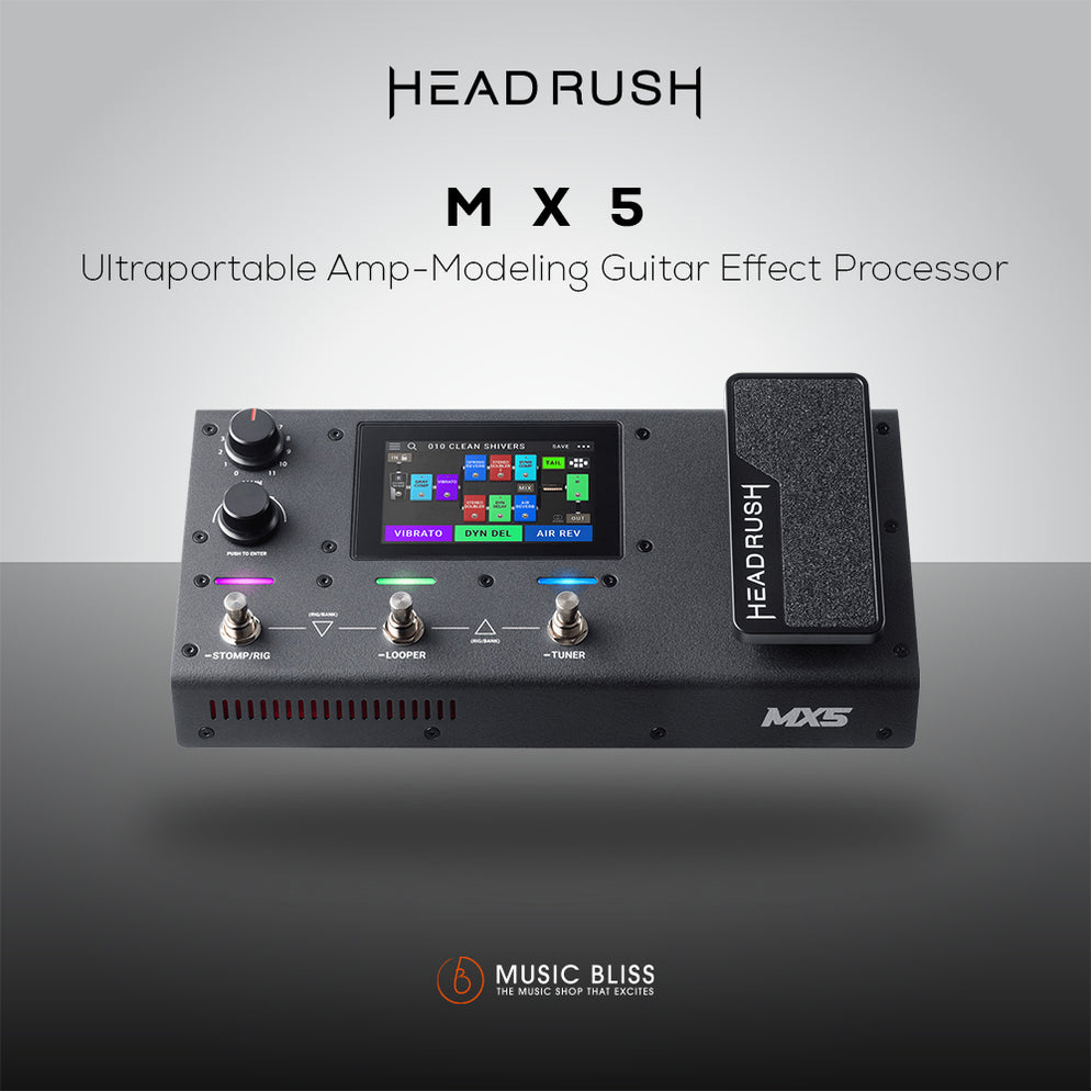 HeadRush MX5 Amp Modeling Guitar Effect Processor | Music Bliss Malaysia