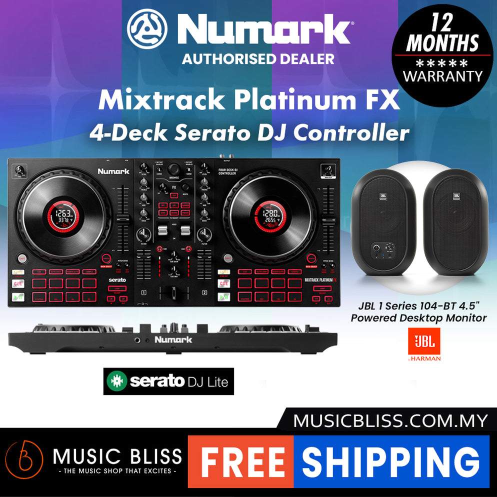 Numark Mixtrack Platinum FX DJ Controller | Music Bliss Malaysia