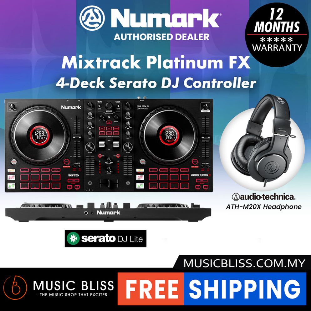 Numark Mixtrack Platinum FX DJ Controller | Music Bliss Malaysia