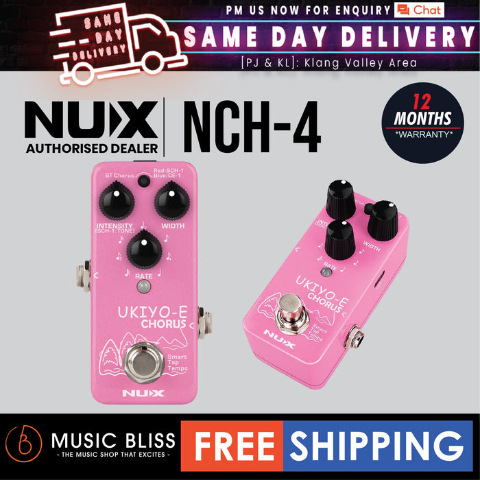 NUX NCH-4 Ukiyo E Chorus Effects Pedal | Music Bliss Malaysia