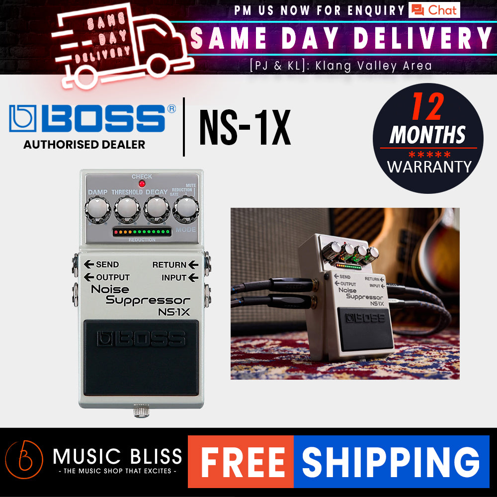 Boss NS-1X Noise Suppressor Pedal | Music Bliss Malaysia