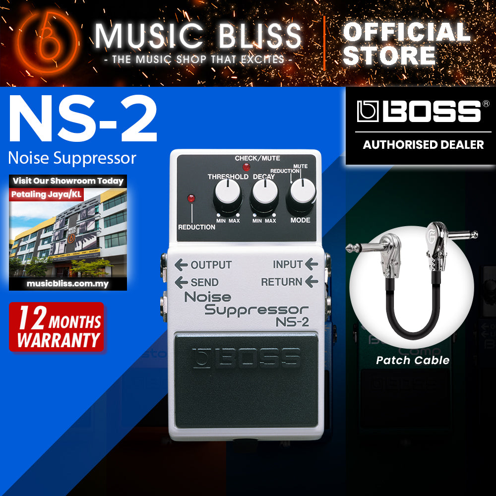 Boss NS-2 Noise Suppressor Guitar Pedal (NS2) | Music Bliss Malaysia