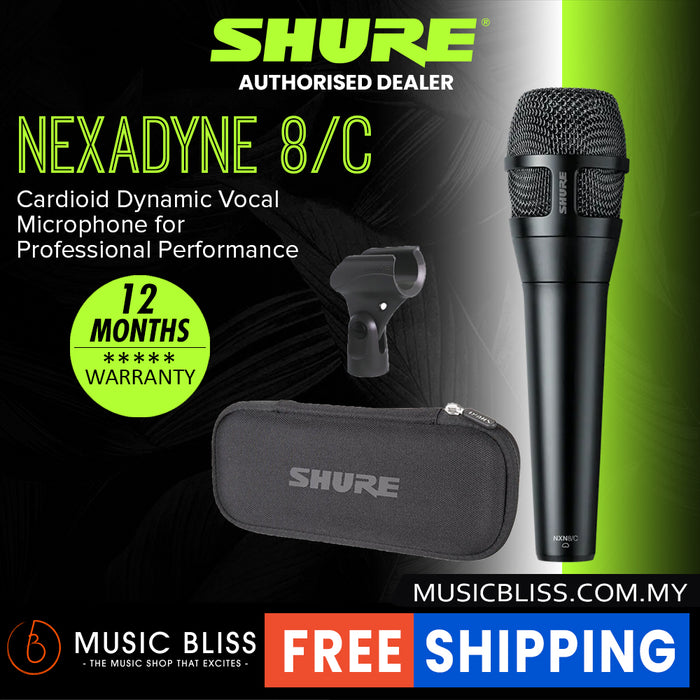 Shure NXN8/C Nexadyne 8/C Dynamic Vocal Microphone | Music Bliss Malaysia