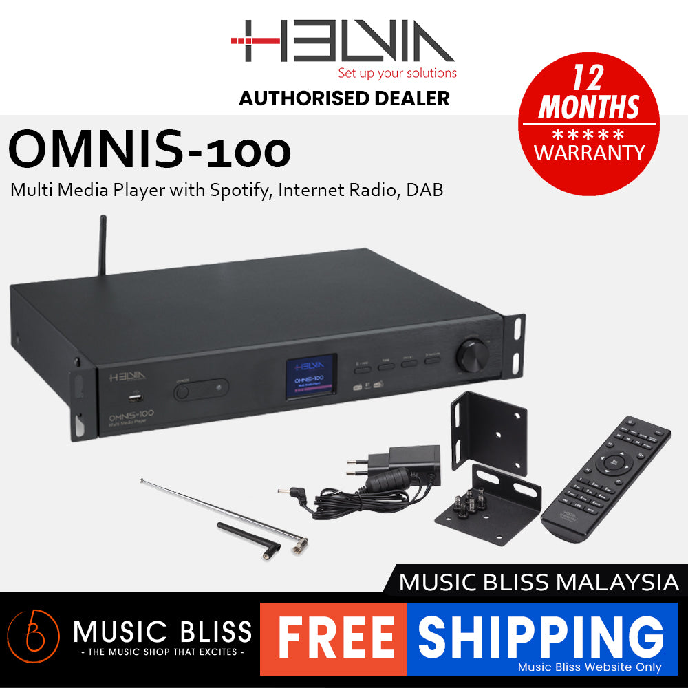 Helvia OMNIS-100 Multi Media Player with Spotify, Internet Radio, FM ...