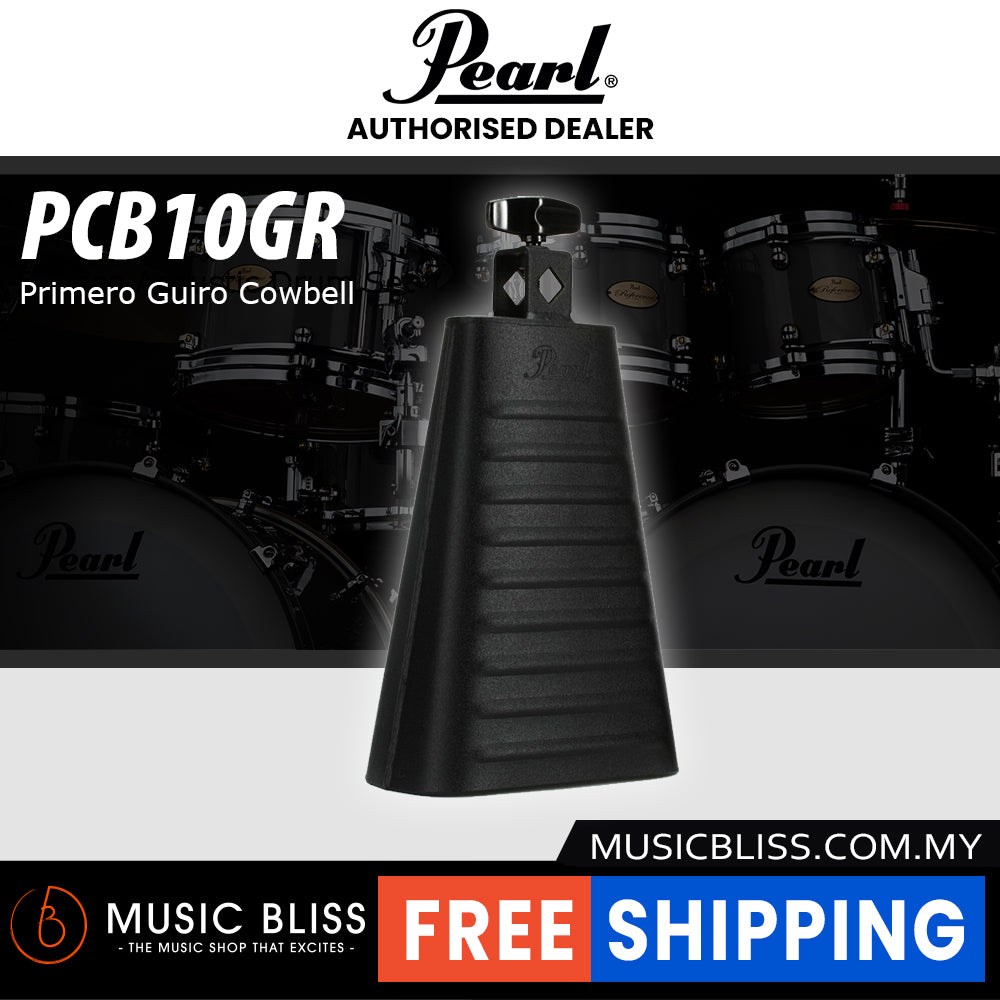 Pearl PCB-10GR Primero Guiro Cowbell | Music Bliss Malaysia