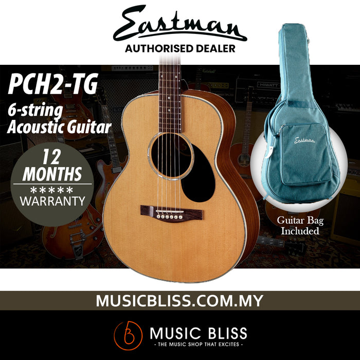 Eastman Guitars PCH2-TG 6-string Travel Acoustic Guitar - Natural | Music Bliss Malaysia
