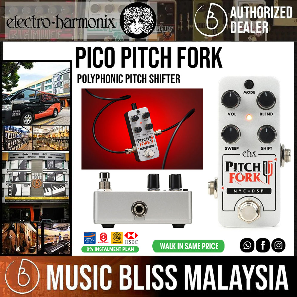 Electro Harmonix Pico Pitch Fork Polyphonic Pitch Shift Pedal (Electro ...
