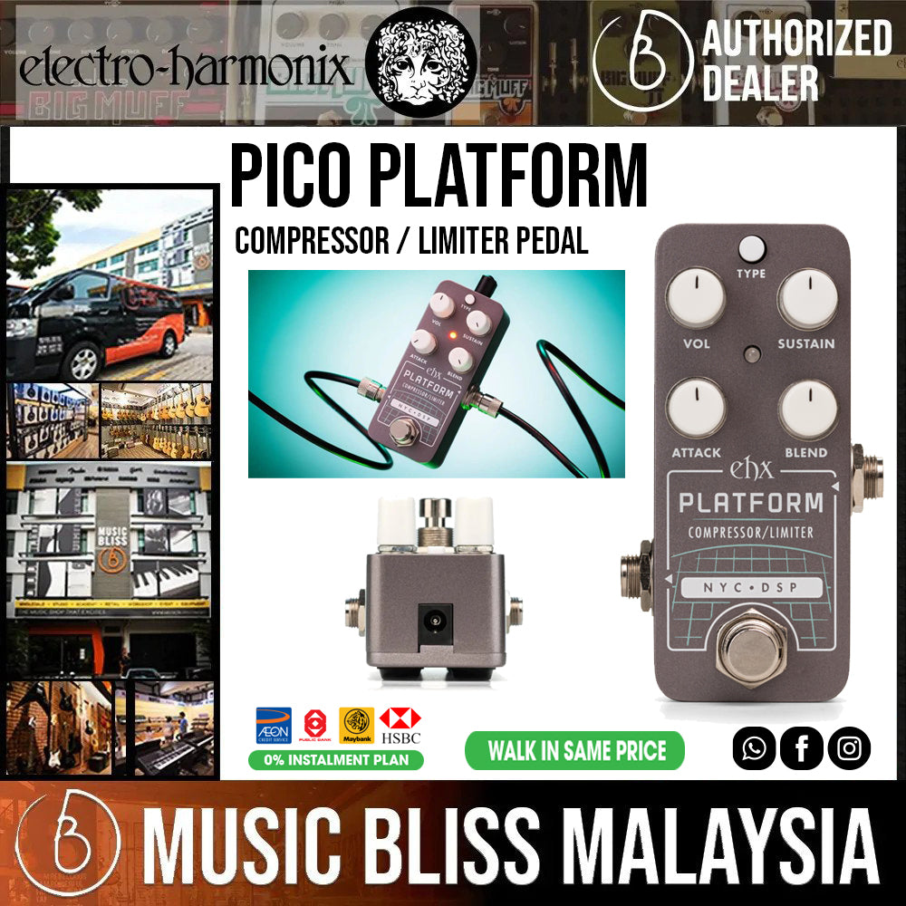 Electro Harmonix Pico Platform Compressor/Limiter Pedal (Electro ...