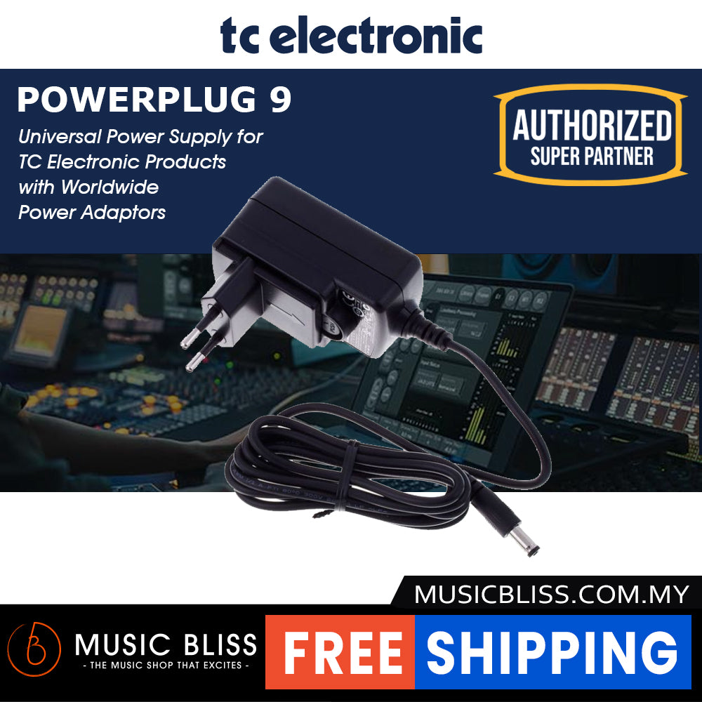 TC Electronic PowerPlug 9 9V 670mA Power Supply (PowerPlug9) | Music ...