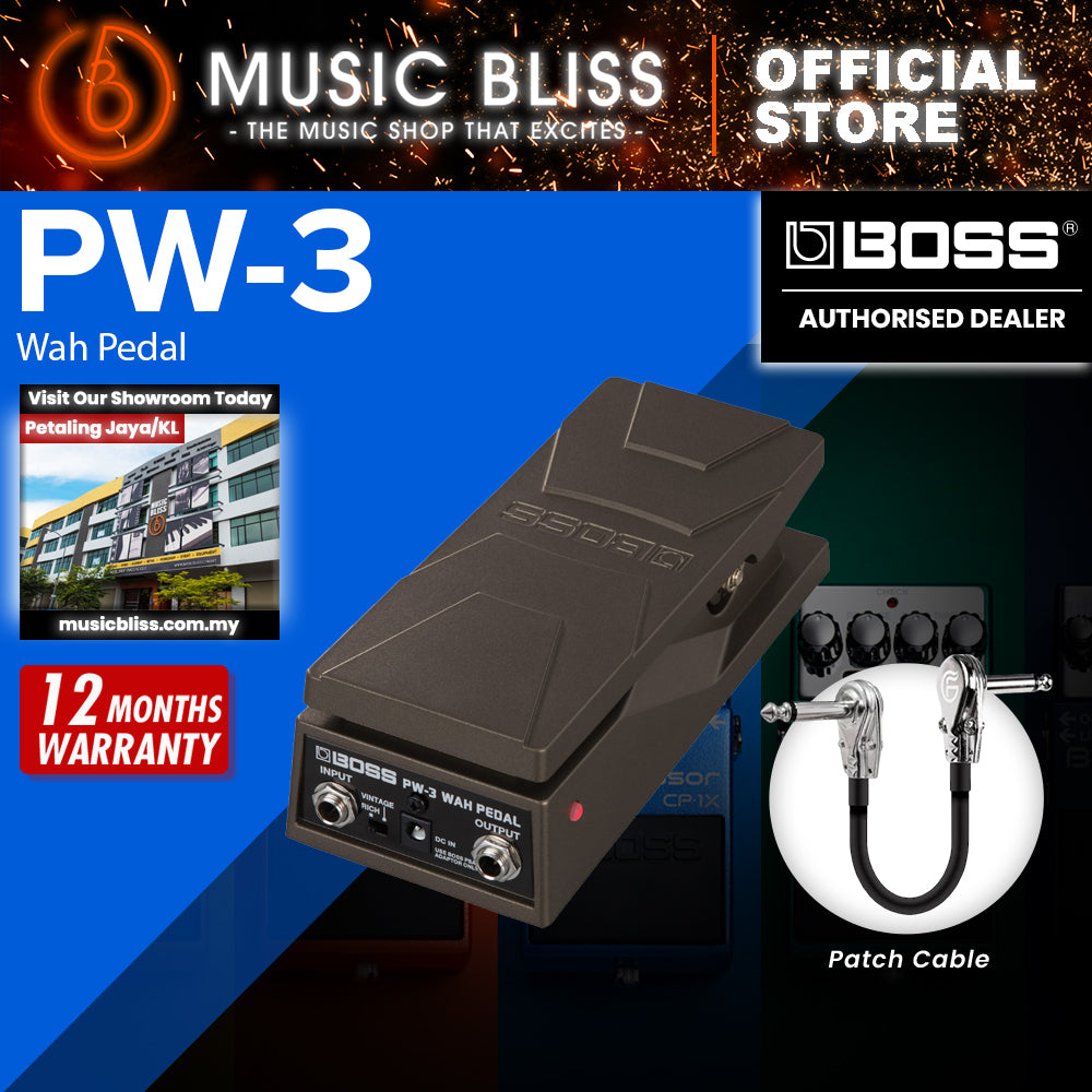 Boss PW-3 Wah Pedal Guitar Effects Pedal | Music Bliss Malaysia