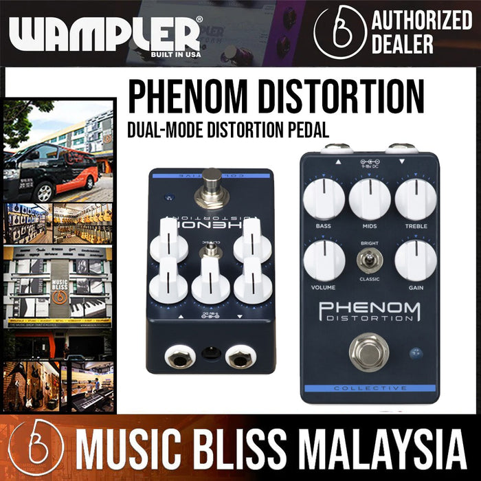 Wampler Phenom Distortion Pedal | Music Bliss Malaysia
