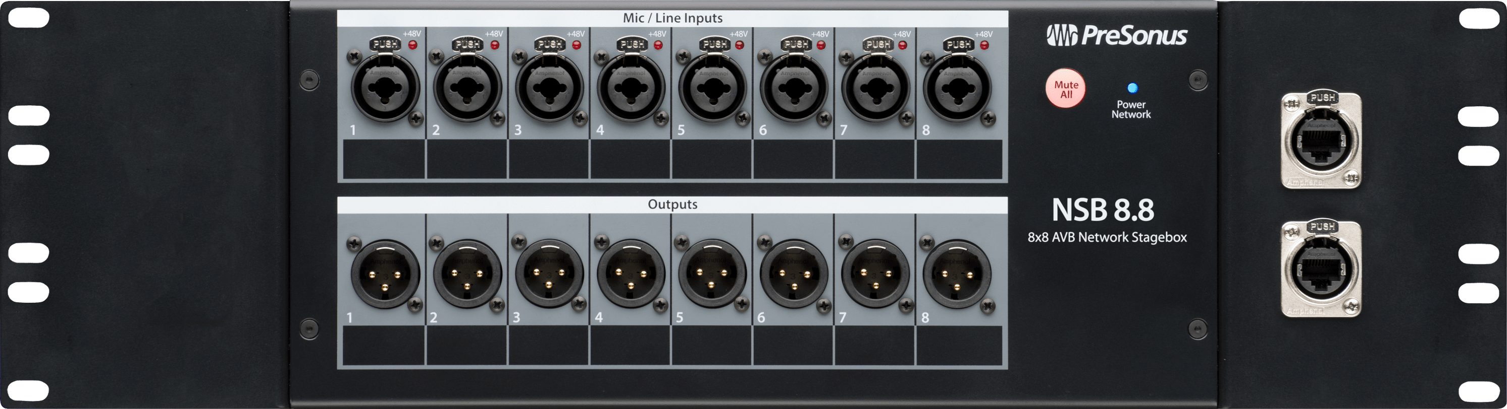PreSonus NSB8.8 AVB Networked Stage Box | Music Bliss Malaysia