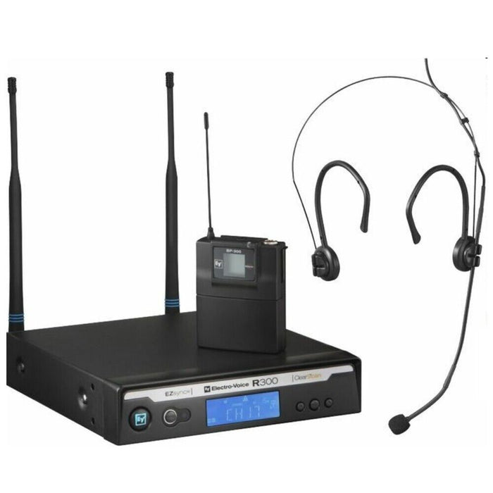 EV Electro-Voice R300-E Headworn Wireless Microphone System (Electro ...