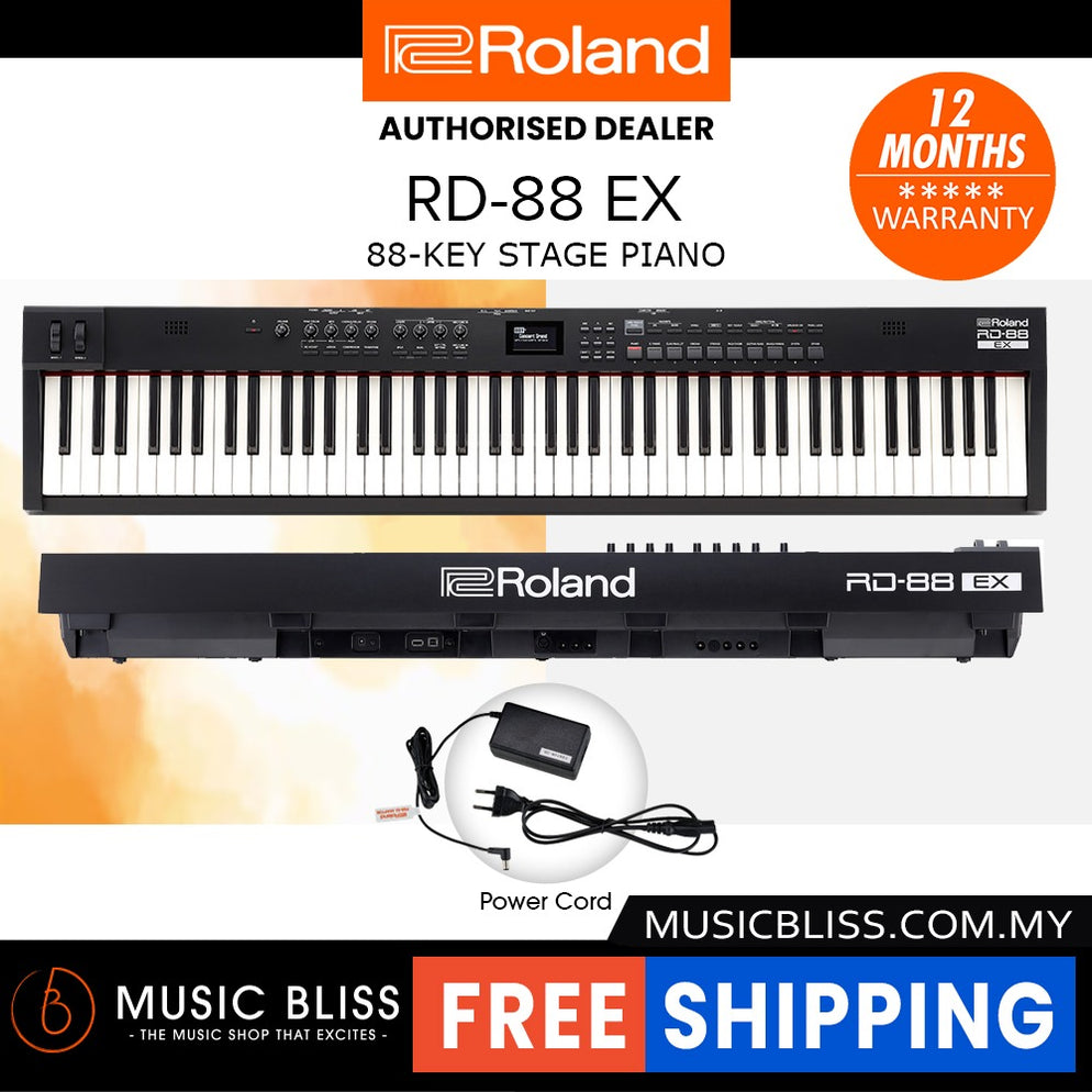 Roland RD-88 EX 88-key Digital Stage Piano | Music Bliss Malaysia